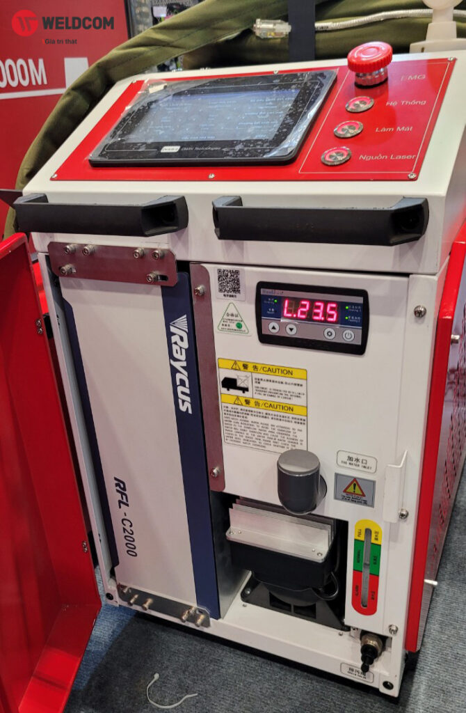 WELDCOM TRÌNH LÀNG THẾ HỆ MÁY HÀN LASER MỚI NHẤT TẠI METAL&WELD 2022